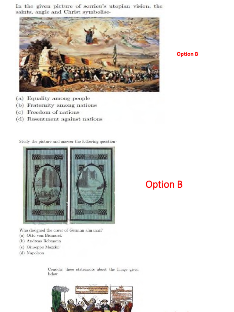 Unique Study Point X Social Science Picture Based Questions | PDF ...