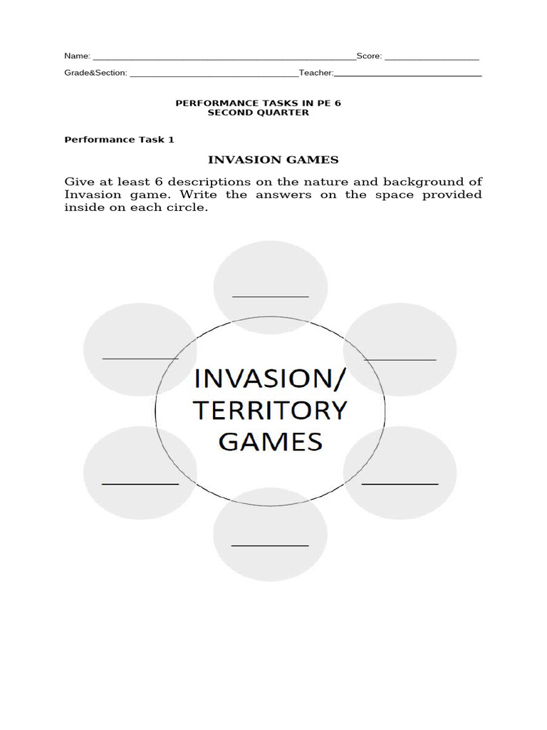 Q2-Performance Task in MAPEH 6 Print | PDF