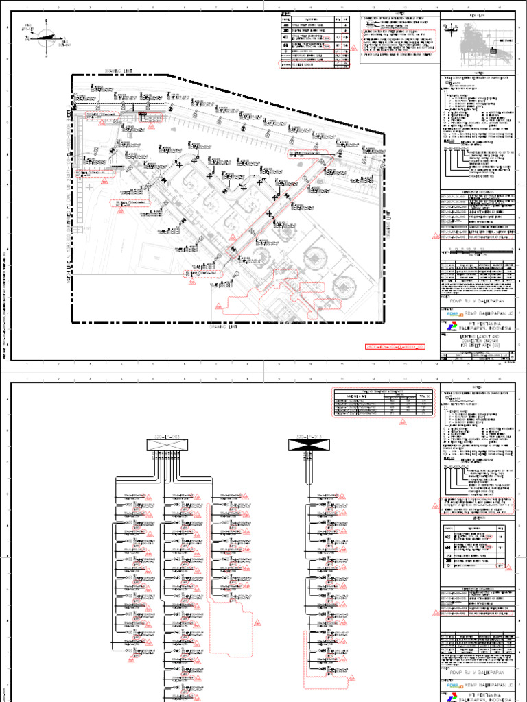 26071-100-EL-0000-00005_030-Sht 1 of 2-Lighting and Small Power Layout and Connection Street ...