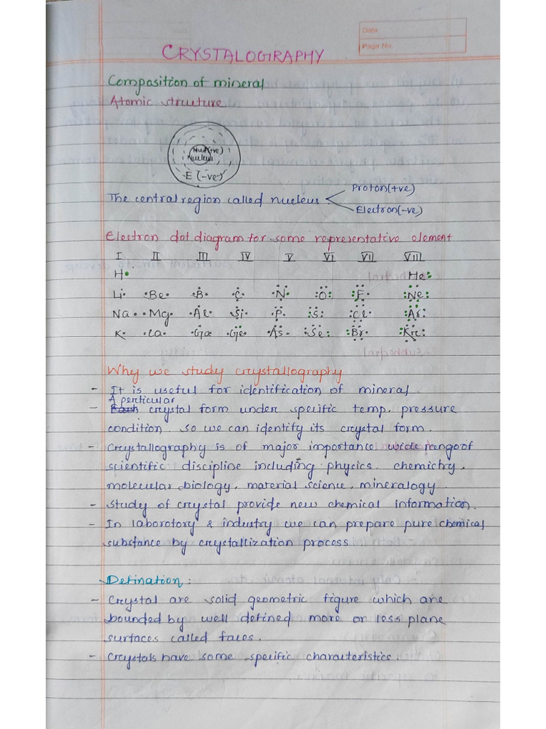 Crystallography by Atharva | PDF