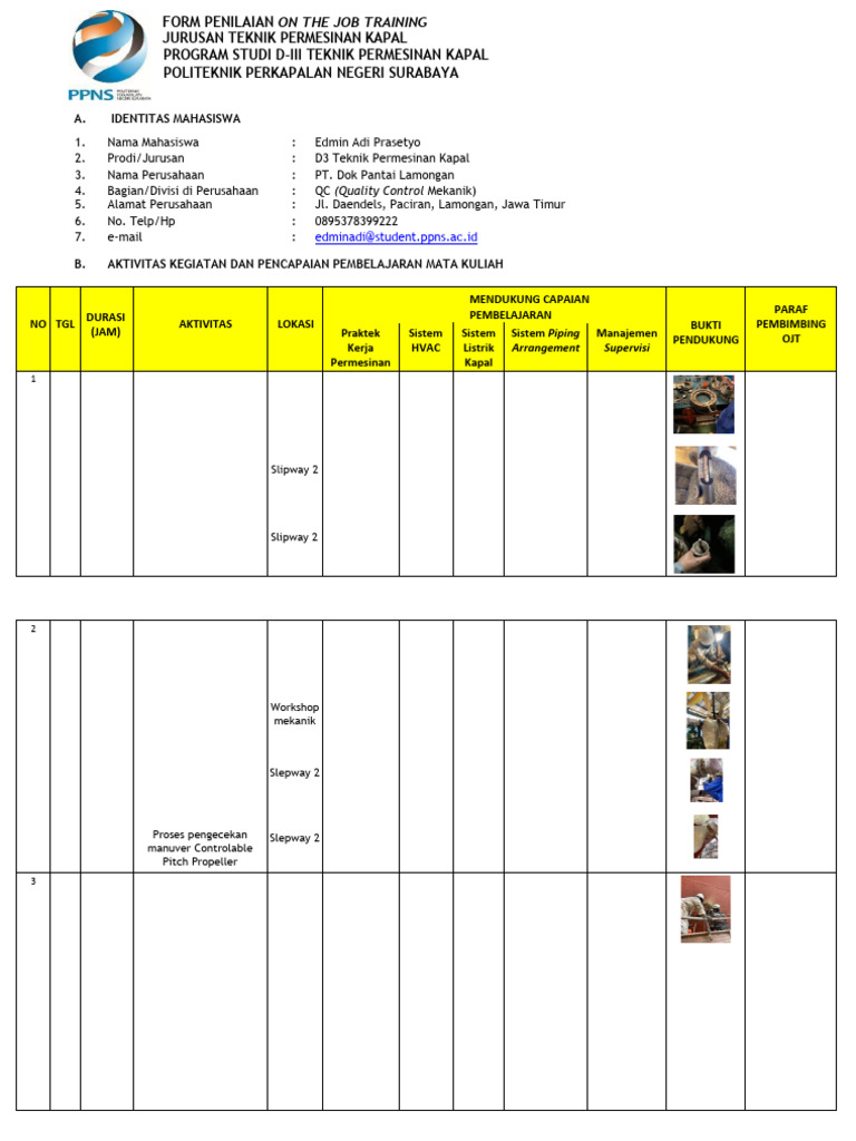 Logbook Week 3 | PDF