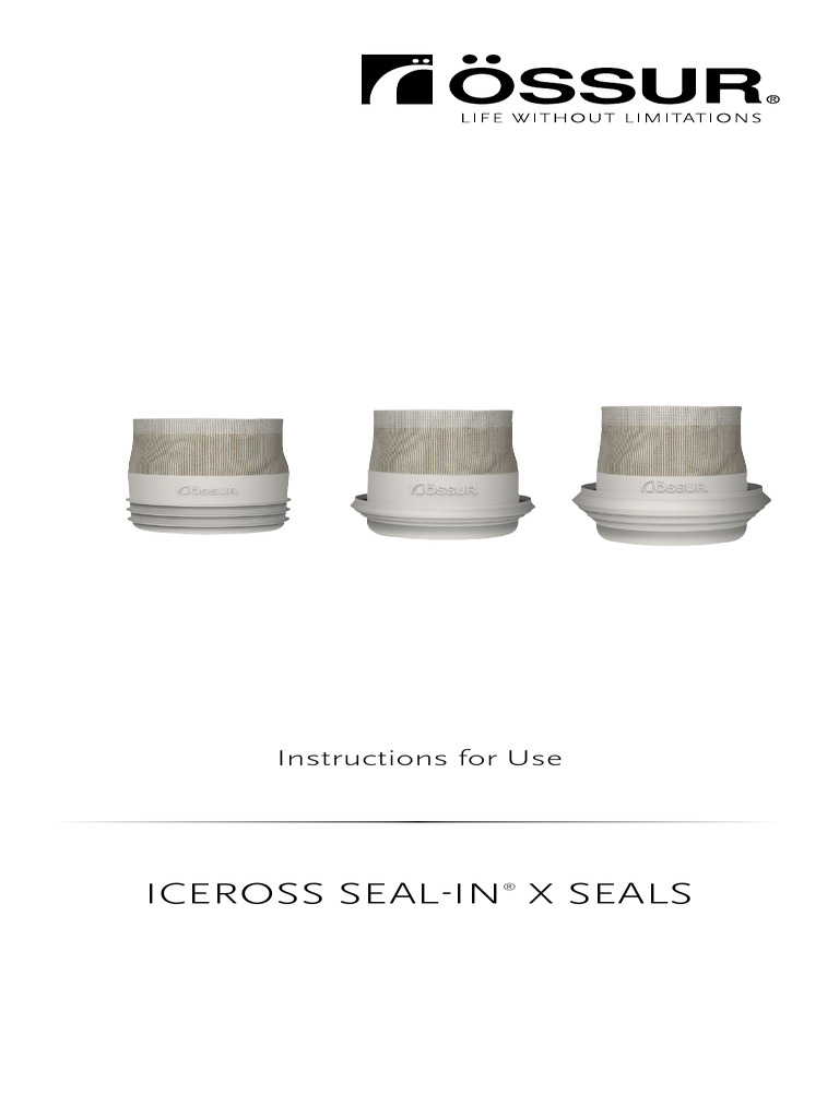 Iceross Seal-In X Seals - 1336 - 001 - 5 | PDF | Prosthesis