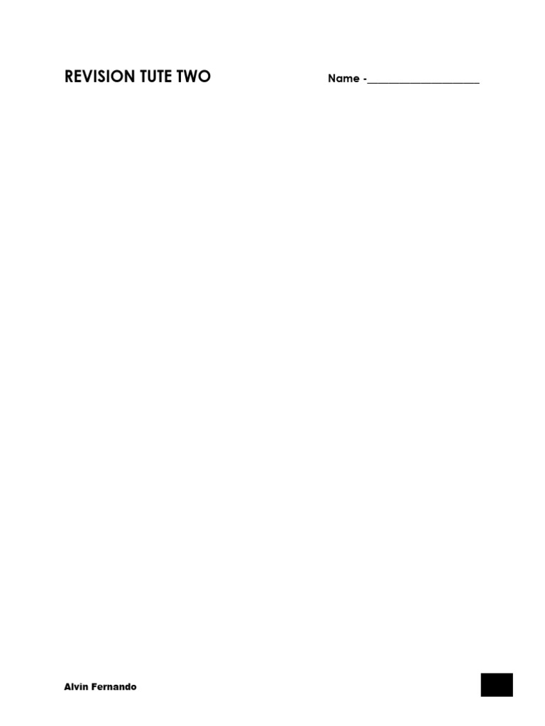 P1 - Revision Tute 2 (Ac MC) | PDF | Inventory | Profit (Economics)