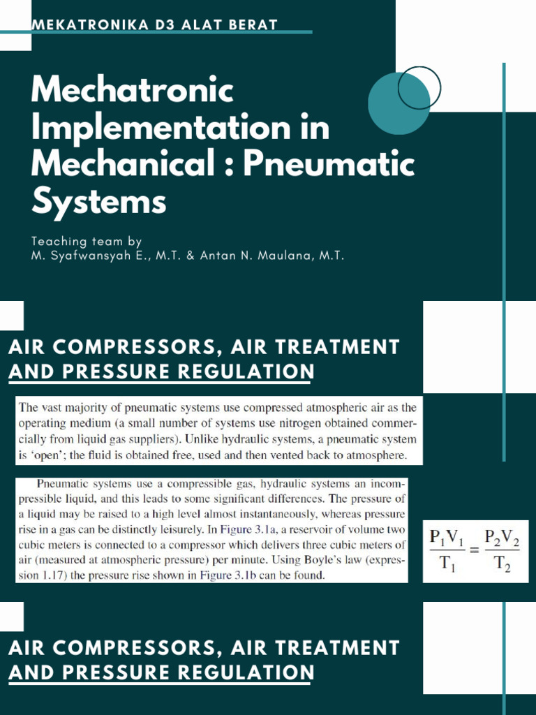 Mechatronic Implementation in Mechanical Pneumatic Systems | PDF