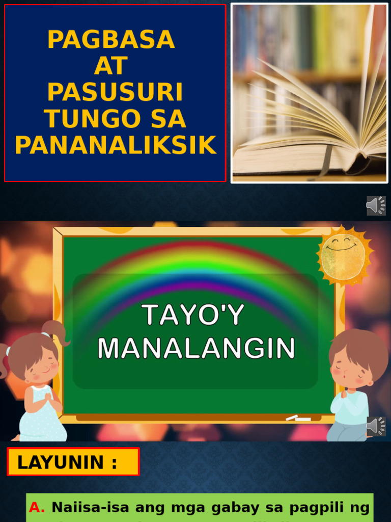 Pagbasa 1 | PDF