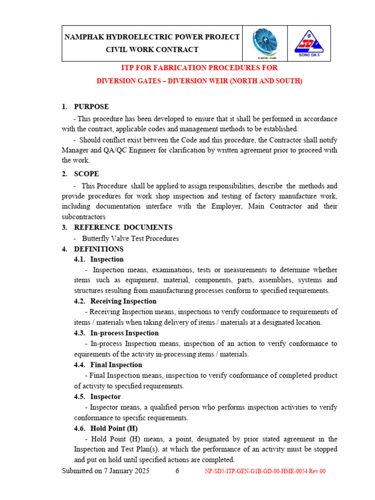 Valve Test Record Form 6 | PDF