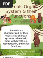 Grade 10 Notes On Support and Transport Systems in Animals | PDF