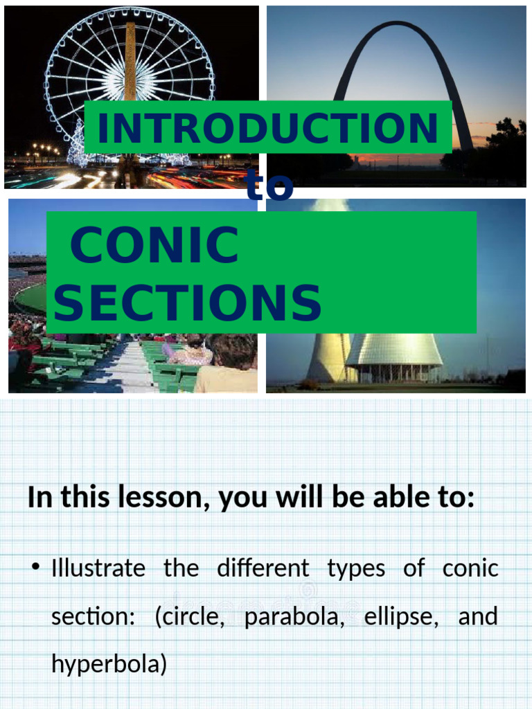 Understanding Conic Sections and Circles | PDF | Ellipse | Geometric Shapes