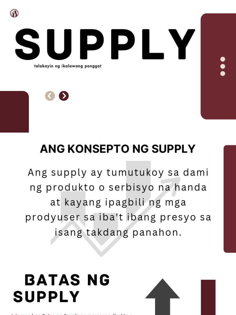 Konsepto NG Supply | PDF