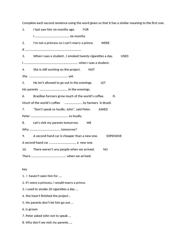 Transformacje A2-B1 | PDF
