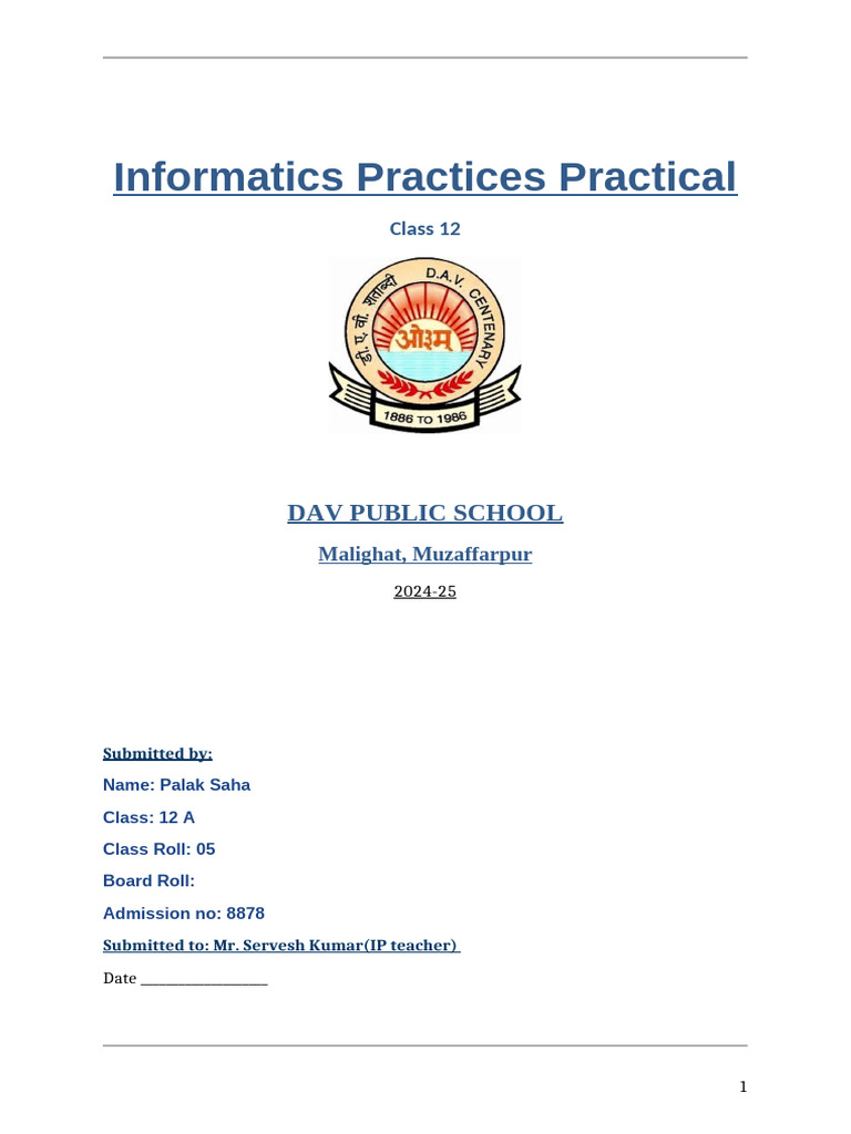 IP_Practical | PDF | Databases | Data Management Software