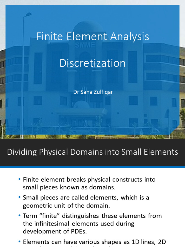 FEM802 - L10 Discretization | PDF | Finite Element Method | Mathematics