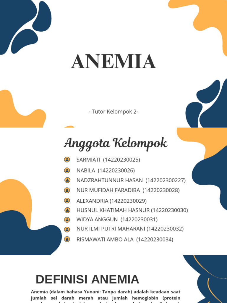 Ciri-Ciri dan Penanganan Anemia | PDF