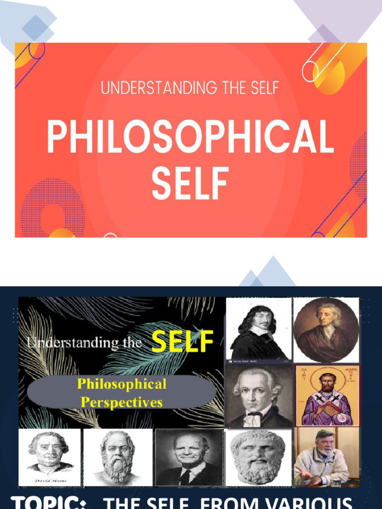 Lesson 4 Gec 3 The Philosophical Self | PDF | Soul | Philosophy Of Self