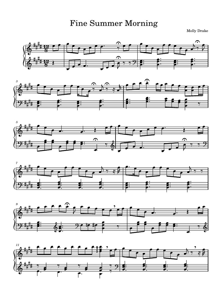 Fine Summer Morning | PDF