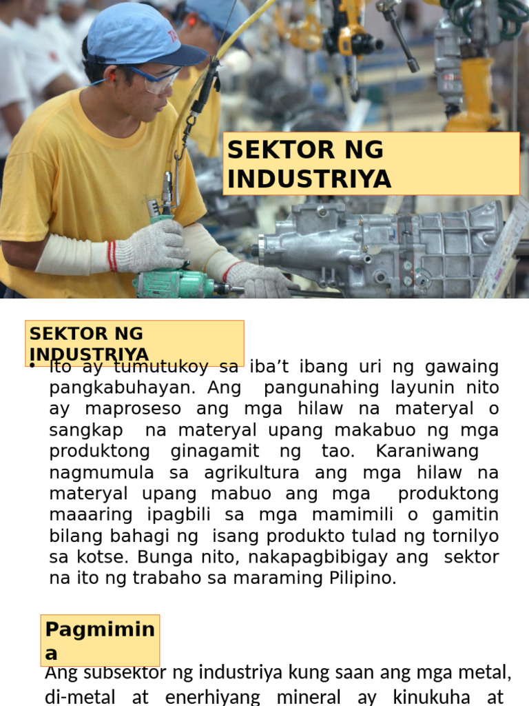 Sektor NG Industriya | PDF