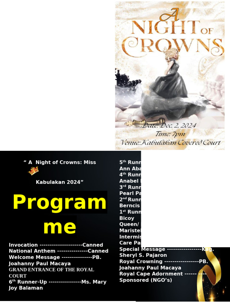 A Night of Crowns | PDF