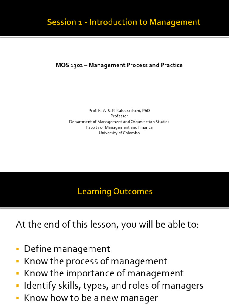 Session 1 | PDF | Procedural Knowledge | Information