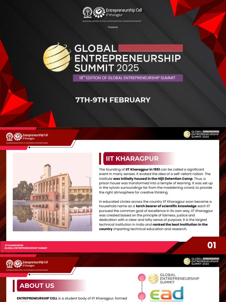 GES 25' Brochure | PDF | Entrepreneurship | Startup Company