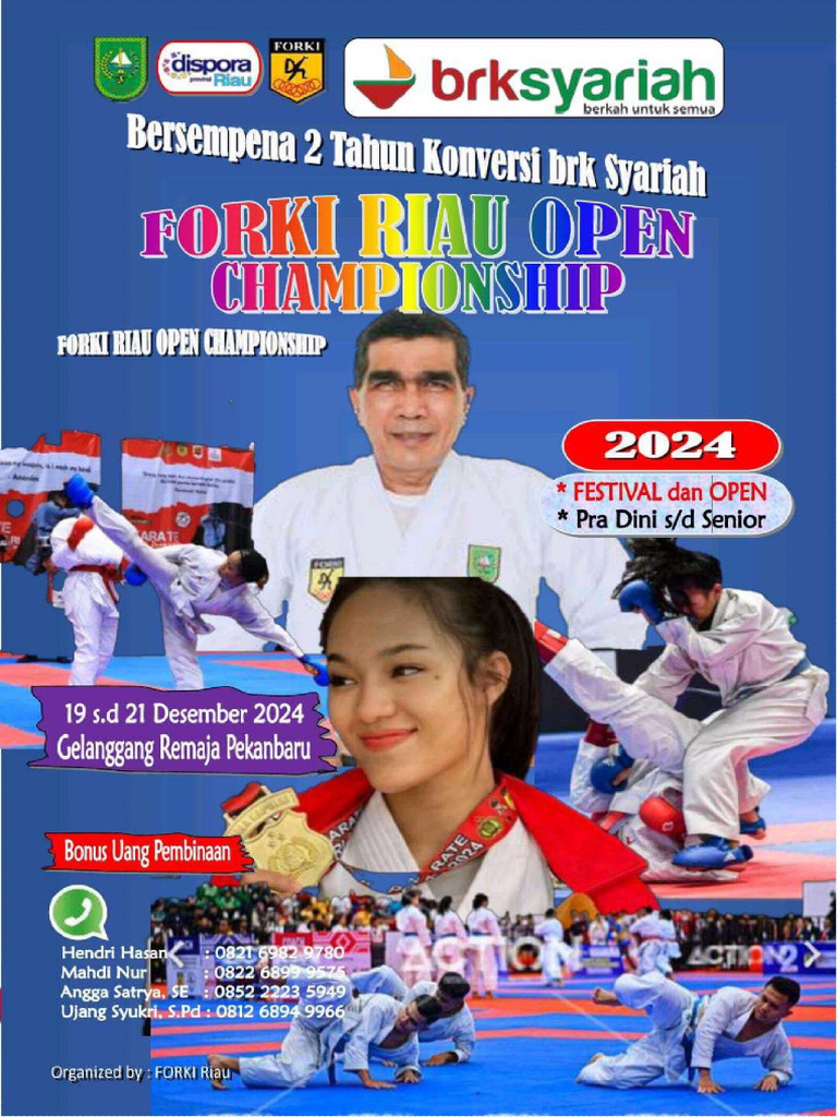 Proposal REVISI FORKI RIAU OPEN CHAMPIONSHIP - 1 - 2024 | PDF