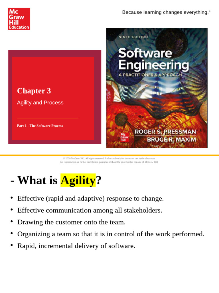Pressman SEPA 9e Ch003 | PDF | Scrum (Software Development) | Software Development