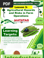 Agricultural Hazards and Risks Overview | PDF | Wellness | Science ...