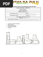 Grade 5 Natural Science Term 1 Test | PDF | Plants | Foods