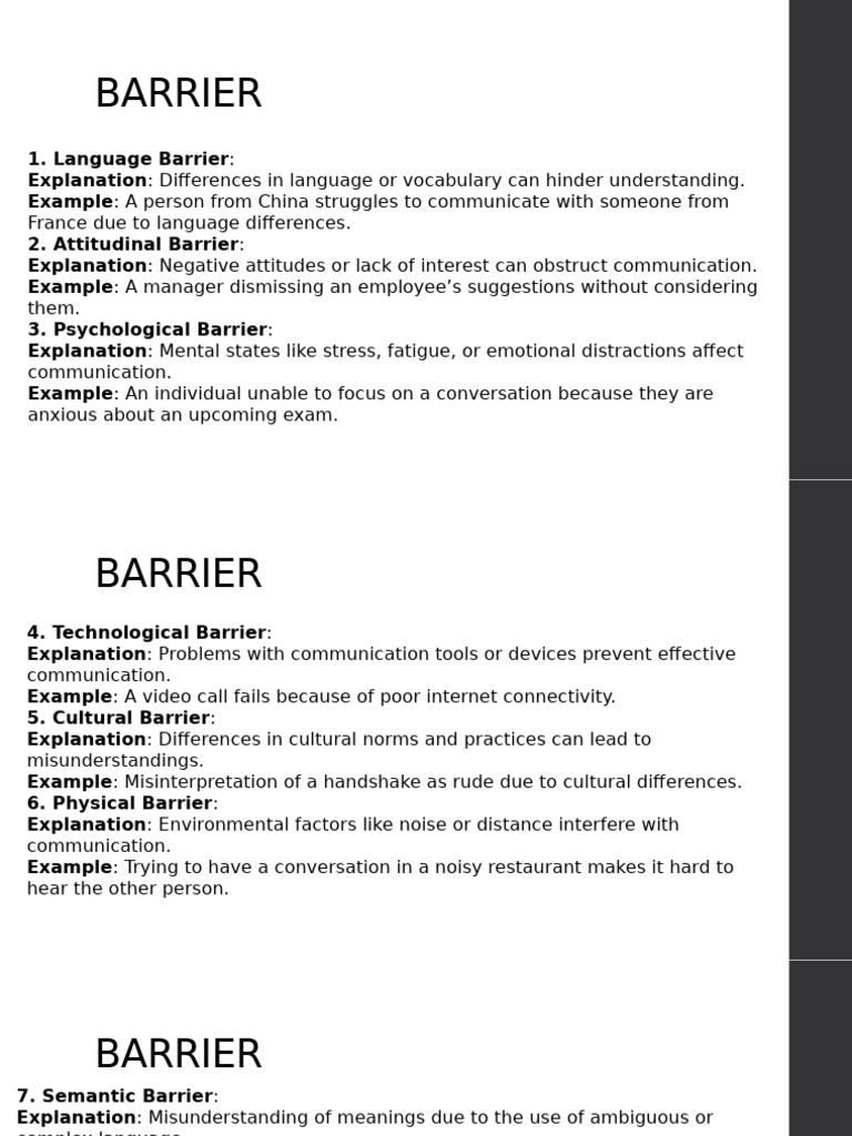 Barrier | PDF
