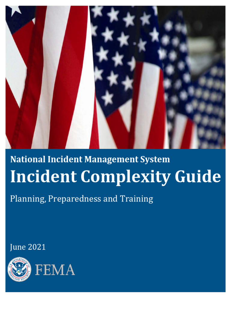 000 Fema Nims Complexity Guide 2021 | PDF | Incident Command System ...
