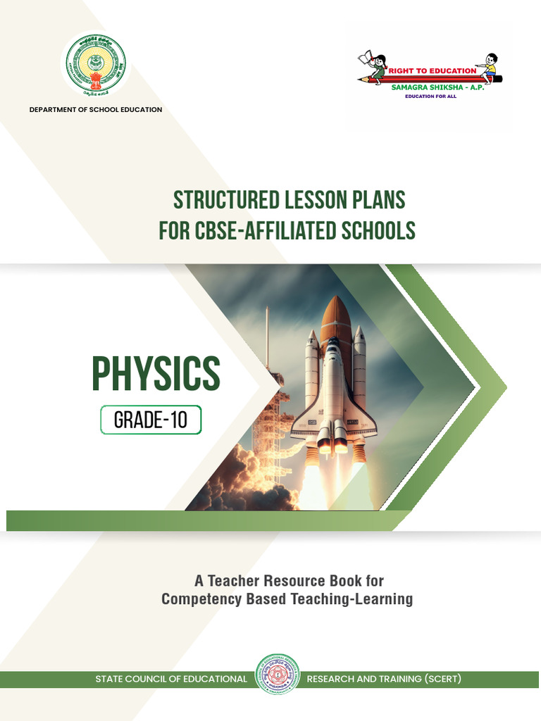 Class 10 - Phy - Structured LP Book | PDF | Science | Reflection (Physics)