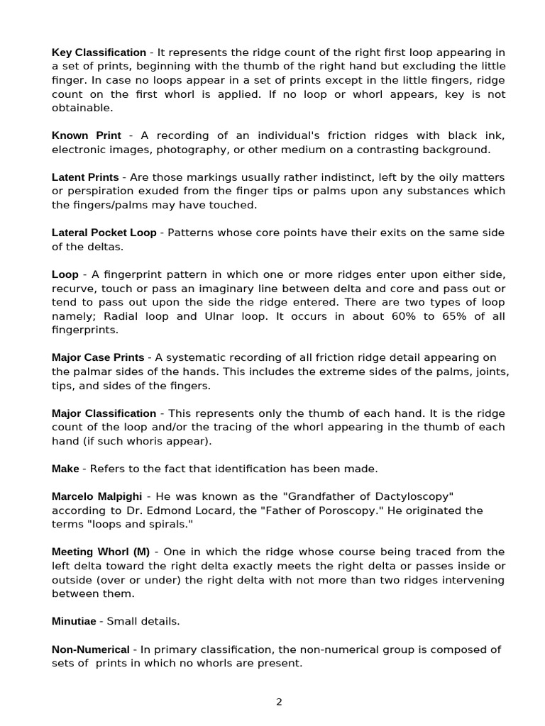 Group 2 - Personal Identification | PDF | Fingerprint