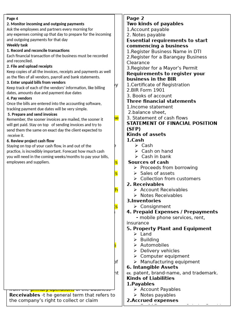 Lesson 6 Pdf Expense Revenue