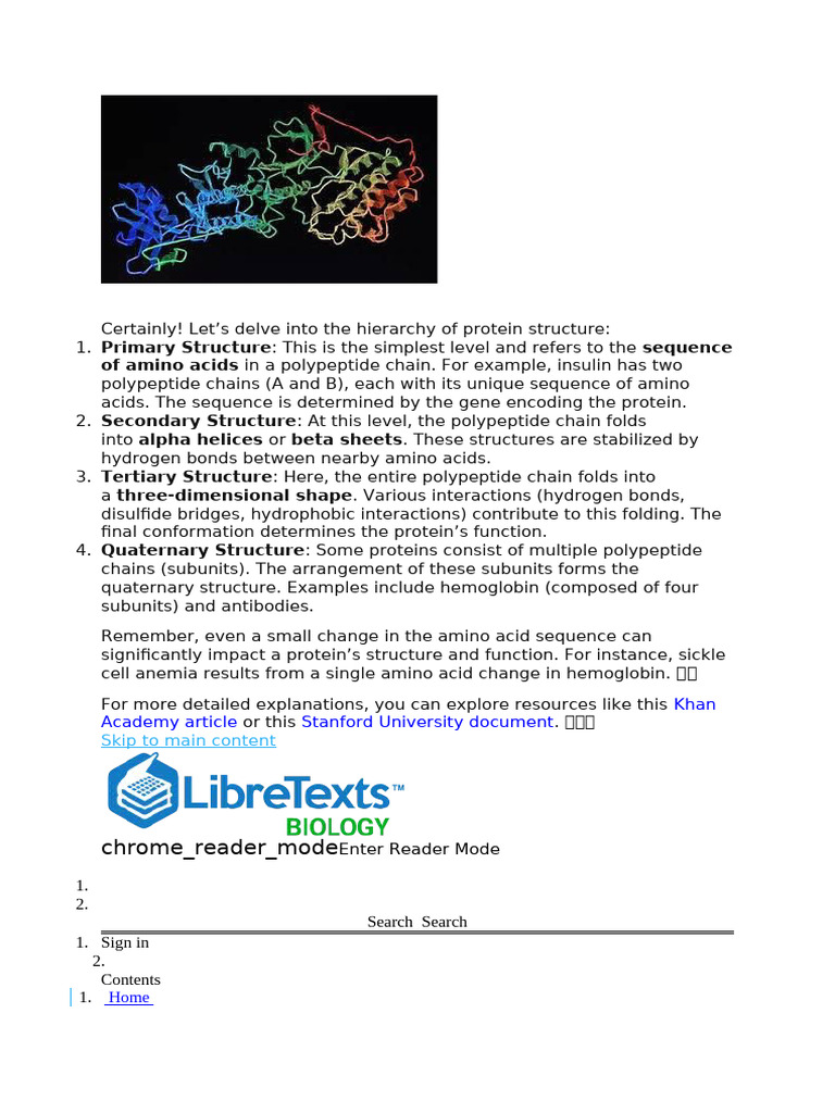 Biochemistry | PDF | Proteins | Beta Sheet