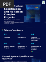 Formal Specification Techniques in Software Engineering | PDF ...
