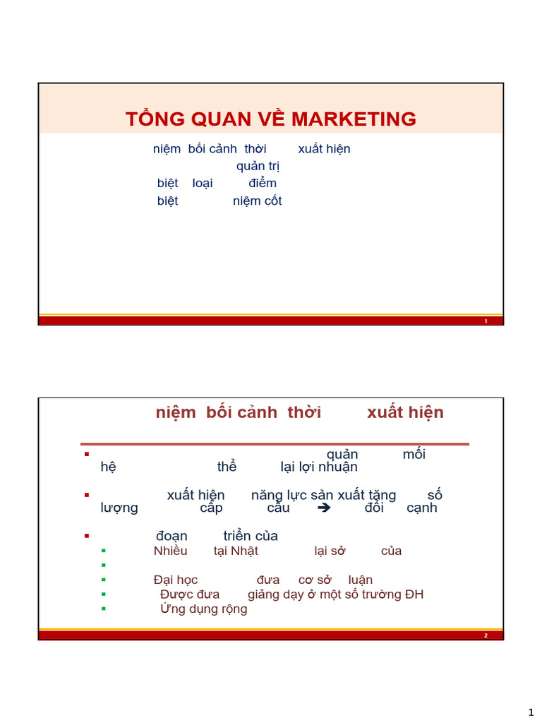 MKT CB - Ôn tập cuối kỳ | PDF