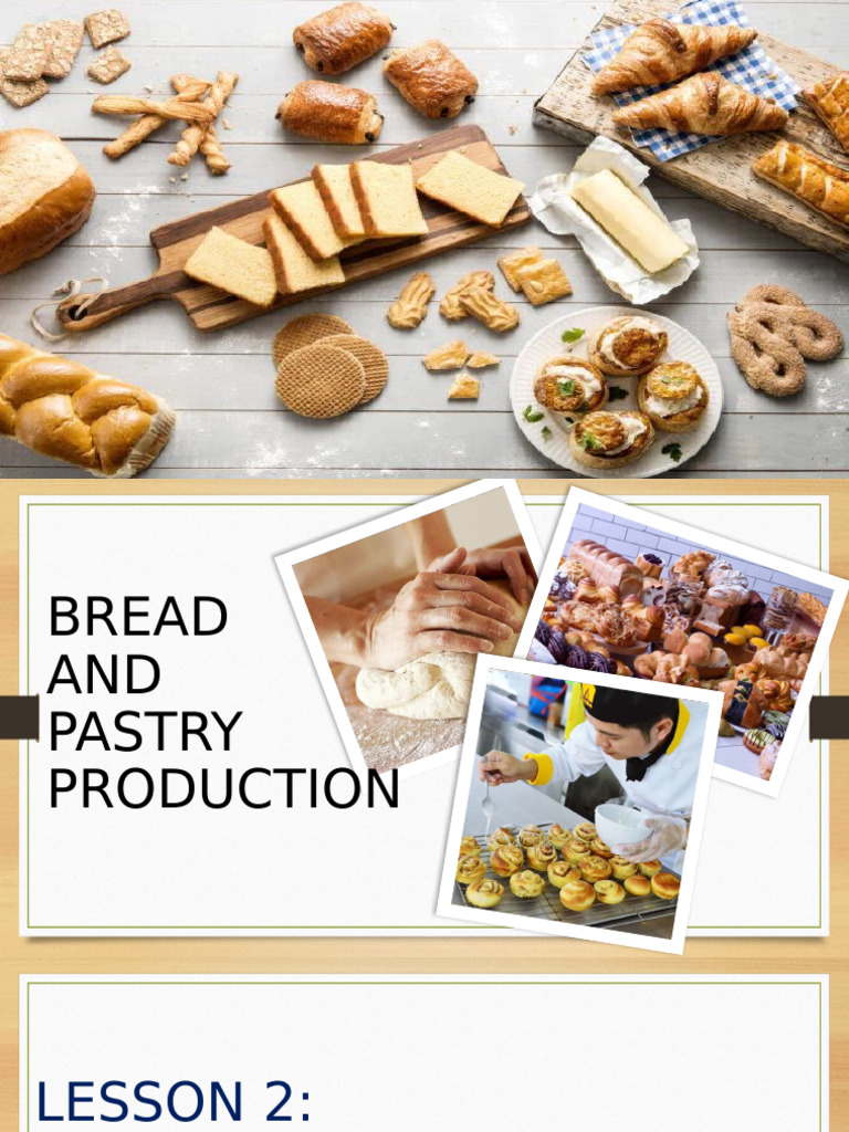 Bread and Pastry m1 Lesson 2 | PDF | Baking | Cakes
