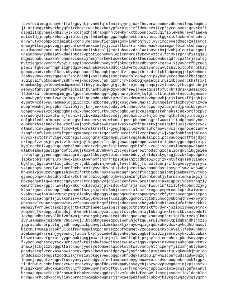 Random Text Analysis | PDF