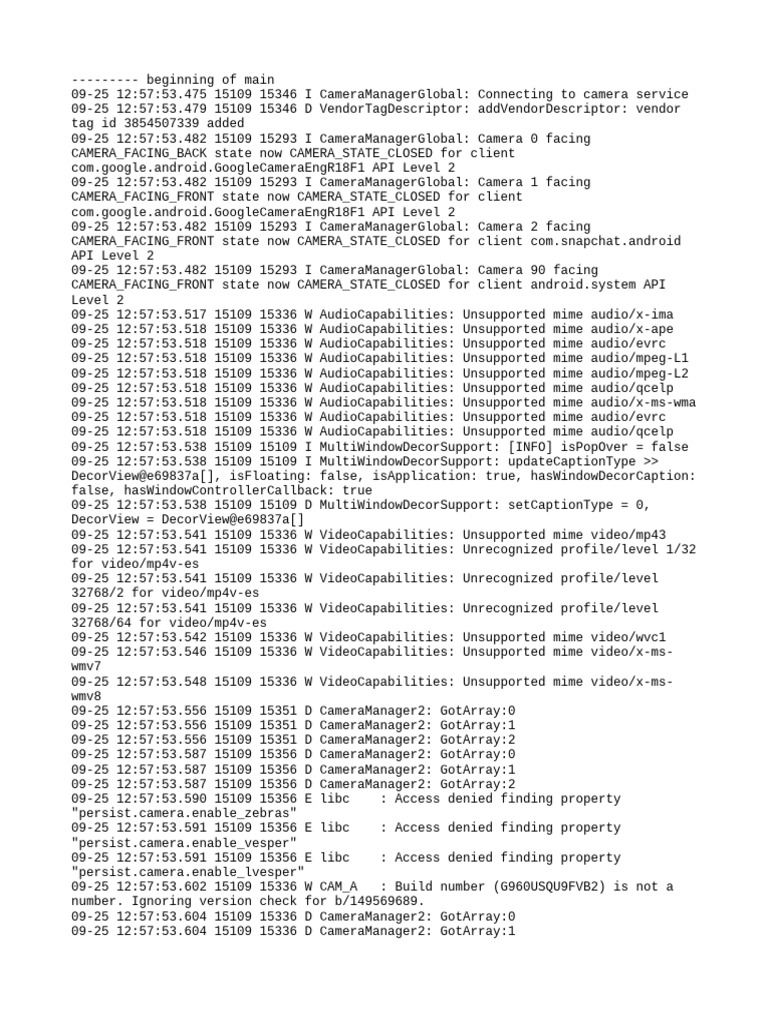 Log Cat 1727258273393 | PDF | Computer Science | Computer Libraries