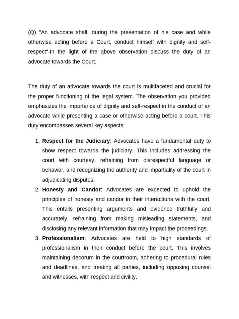 Paper II - Bar Bench Relation | PDF | Advocate | Justice