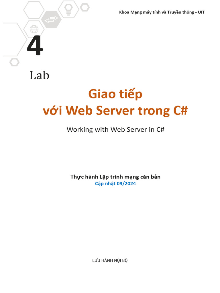 Lab 4 - Working with Web Server in C# | PDF