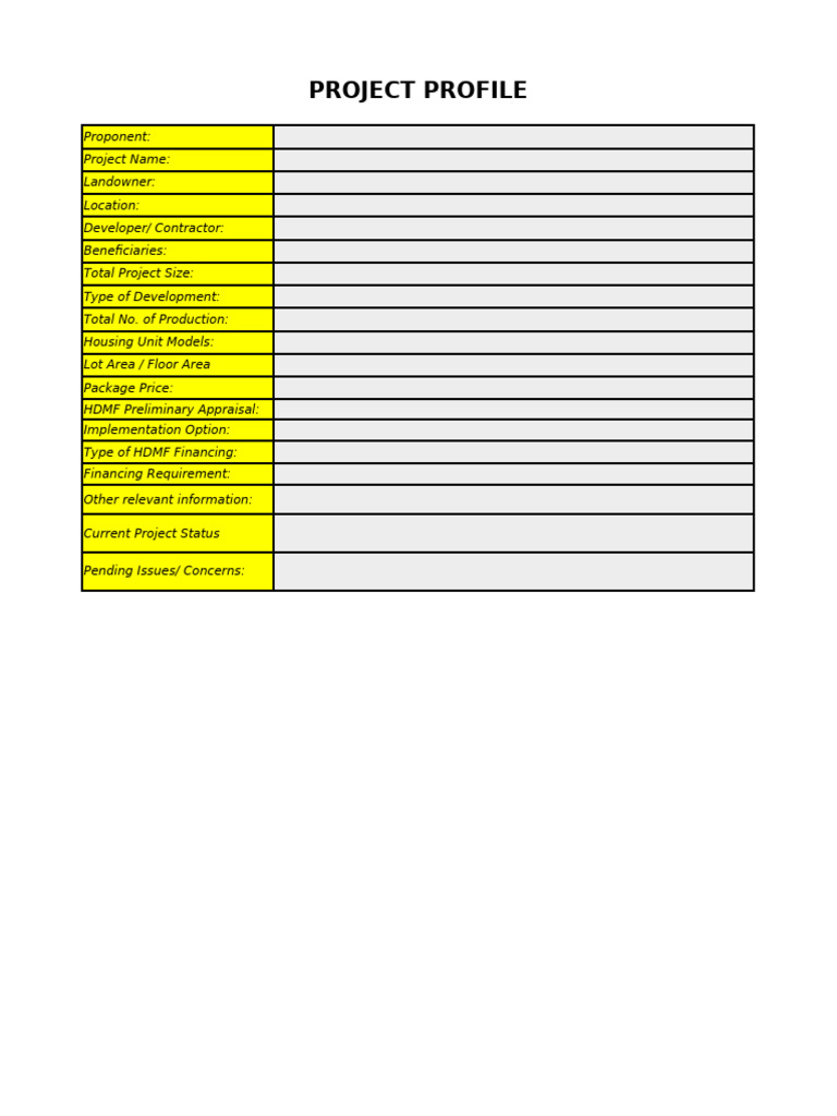 Real Estate Project Overview | PDF
