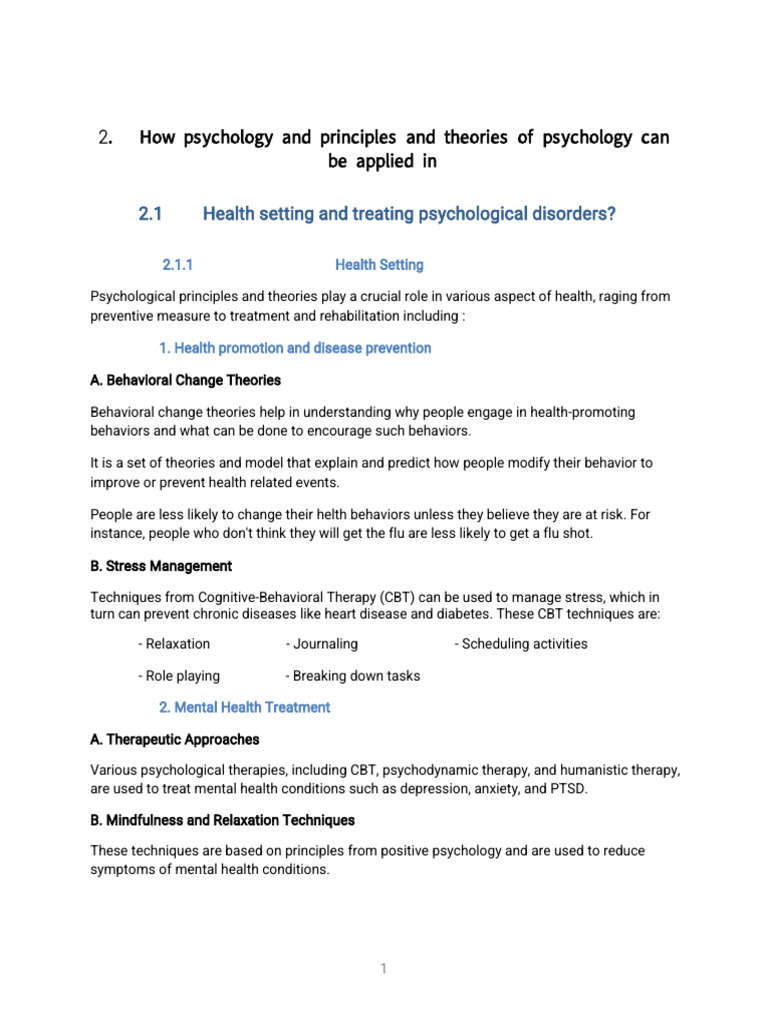 Psy. Assignment | PDF