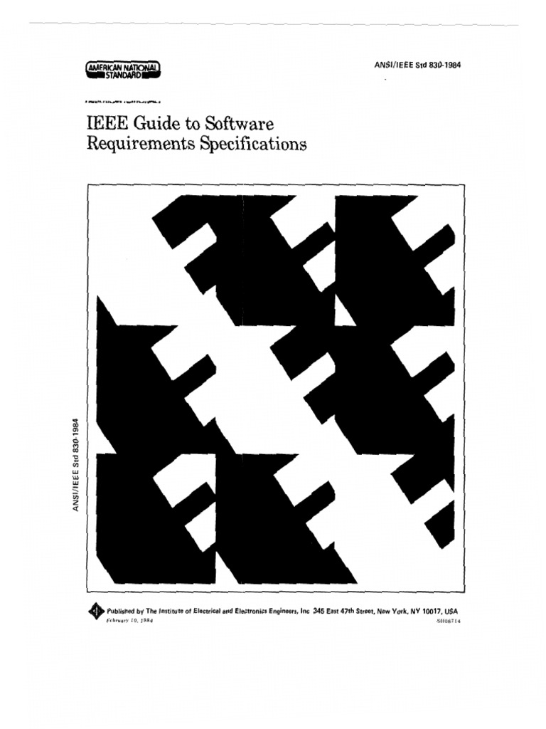 Ieee Guide For Software Requirements Specifications | PDF ...