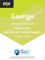 Irish Adjectives List and Descriptions | PDF