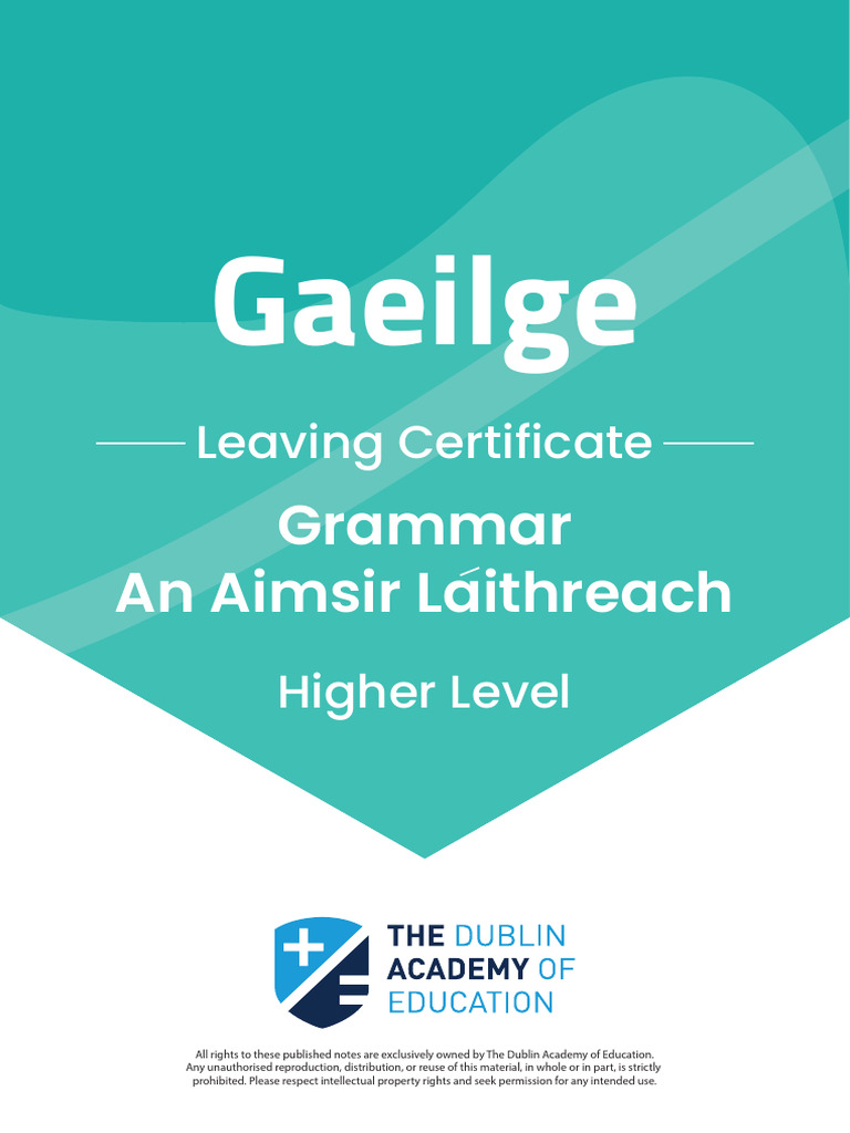 Gaeilge Anaimsirlaitheach | PDF | Qualifications | Educational ...