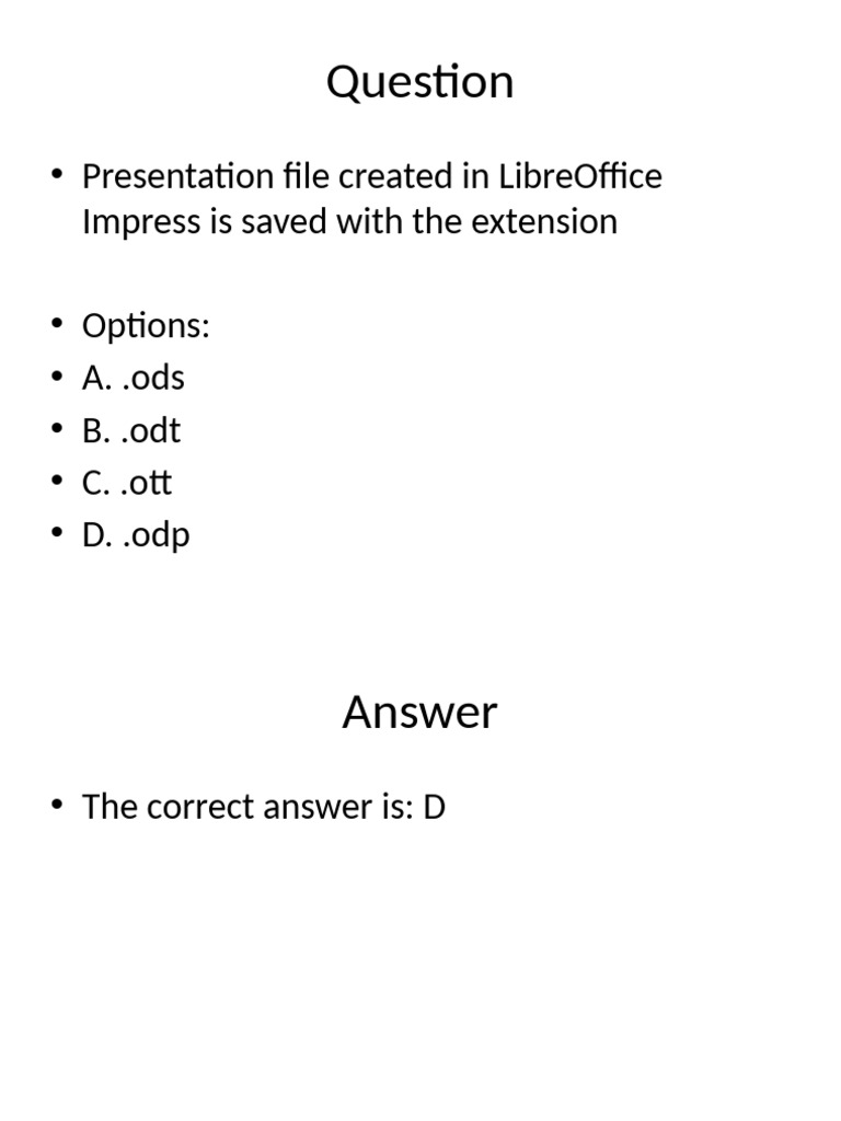LibreOffice_Questions_Answers | PDF