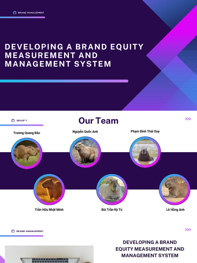 GROUP 7 - CHAPTER 8 - Developing A Brand Equity Measurement and Management System | PDF | Brand ...