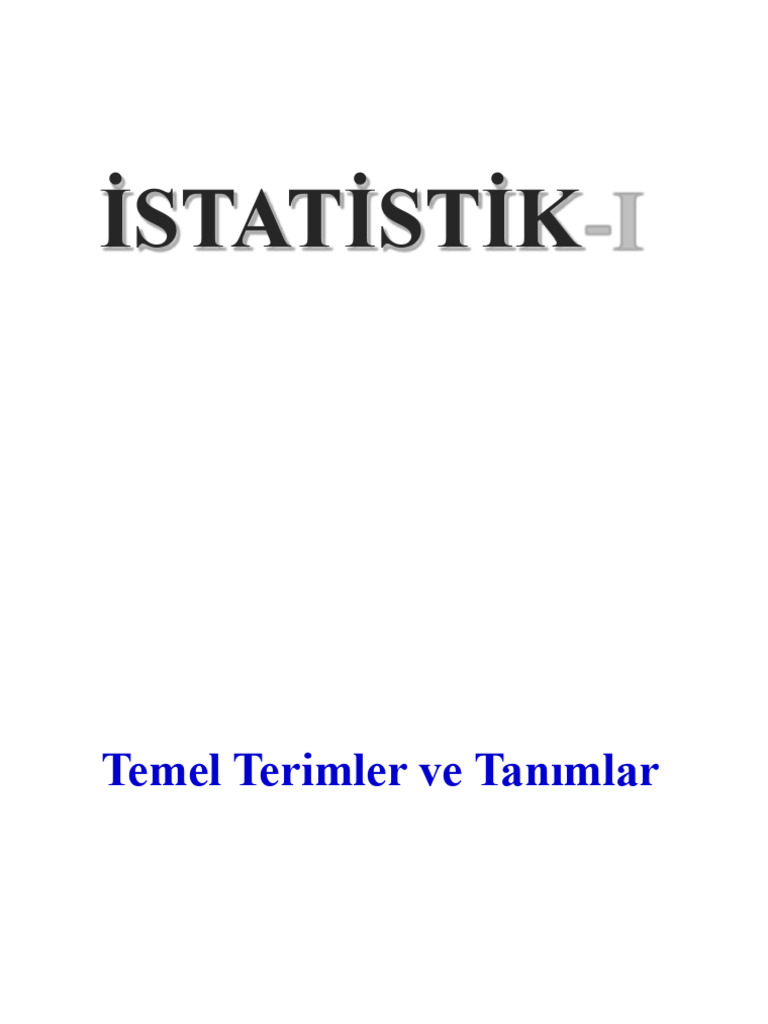 01 Ist 1 Hafta 1 | PDF