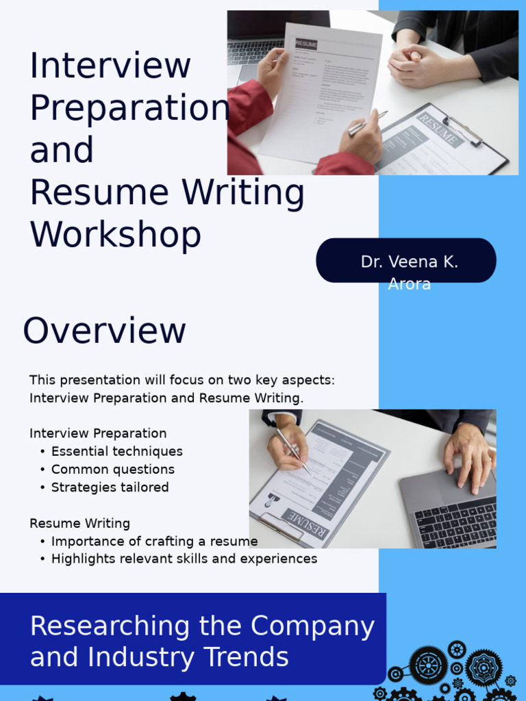 Interview and Resume Workshop | PDF | Résumé | Marketing