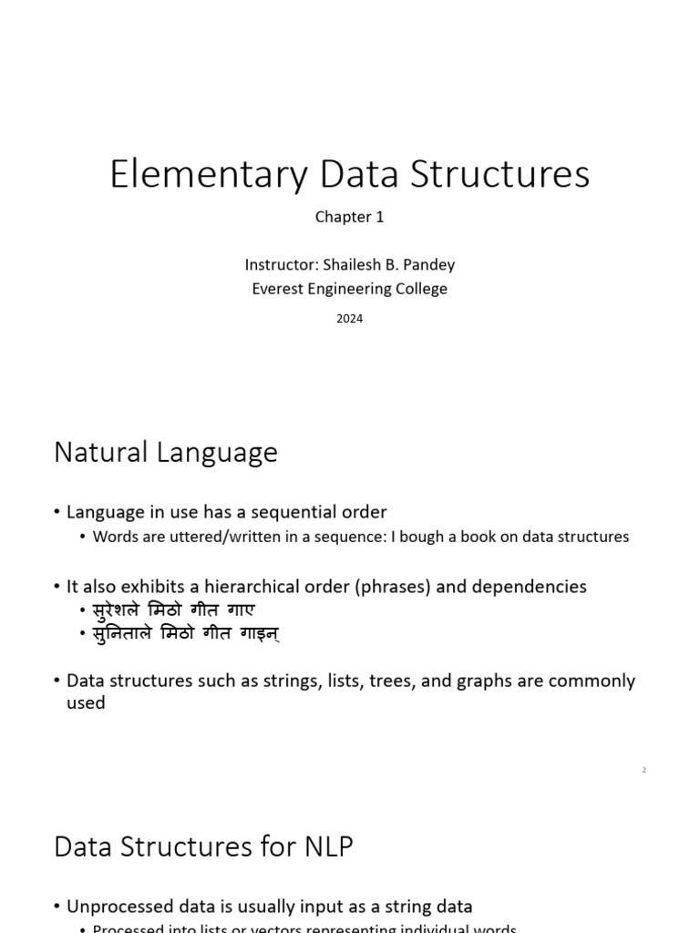 Elementary Data Structures | PDF | Recurrence Relation | Vector Space